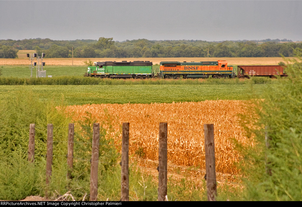 BNSF 3020 and BNSF 8616